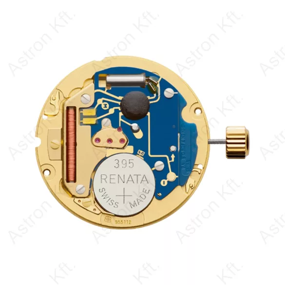 ETA 955.112 mecanism quartz, cu 3 arătătoare, data la ora 3